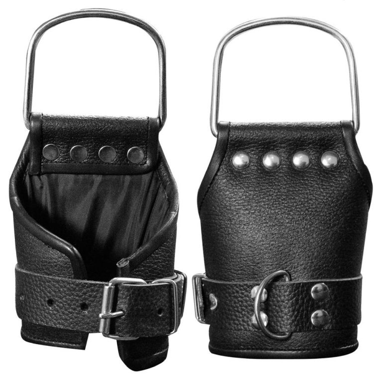 BDSM Hand Suspension Cuff Real Leather LGBTQ - Leather Lineage